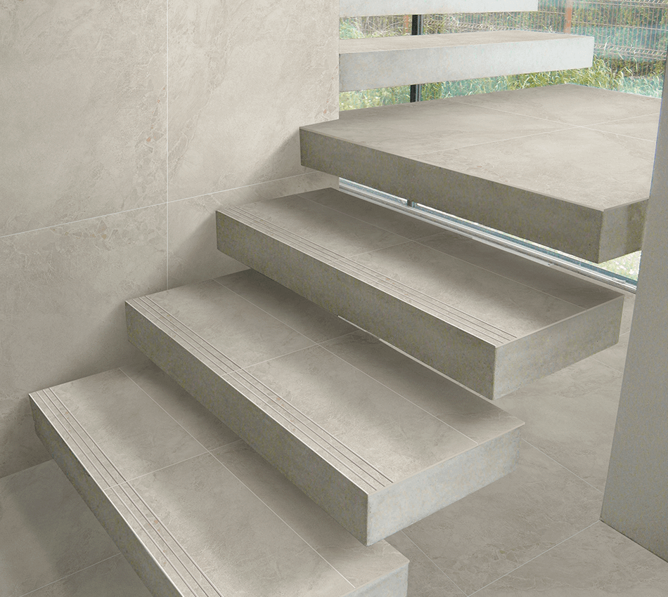 FILO DE GRADA 30X60 N STONE ANTRACITE PORCELANATO | GRAIMAN Producción ...